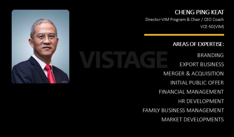 Cheng Ping Keat Chair Profile - Vistage